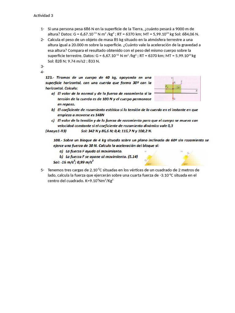 Actividasd 3 FQ 1 Bac | PDF