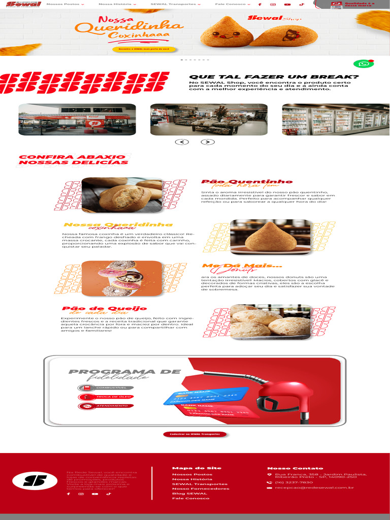 (Refa) Mockup Site SEWAL 2025-1 | PDF | Pães | Alimentos