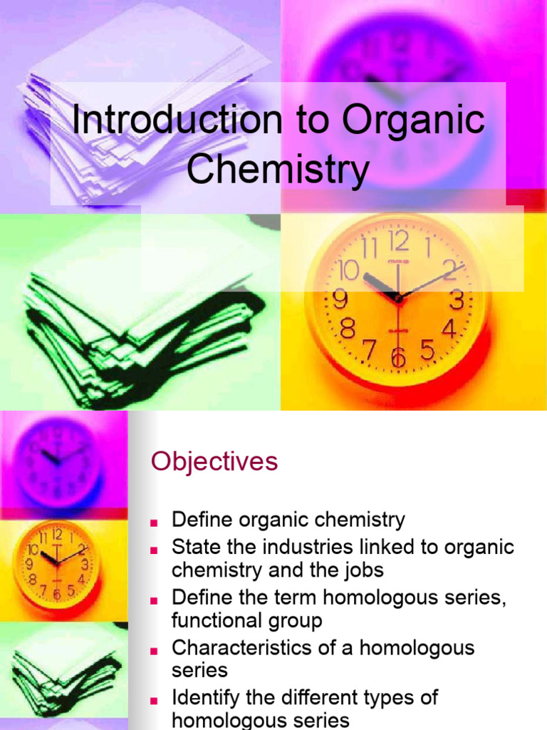 Introduction to Organic Chemistry Concepts | PDF | Chemistry | Molecules