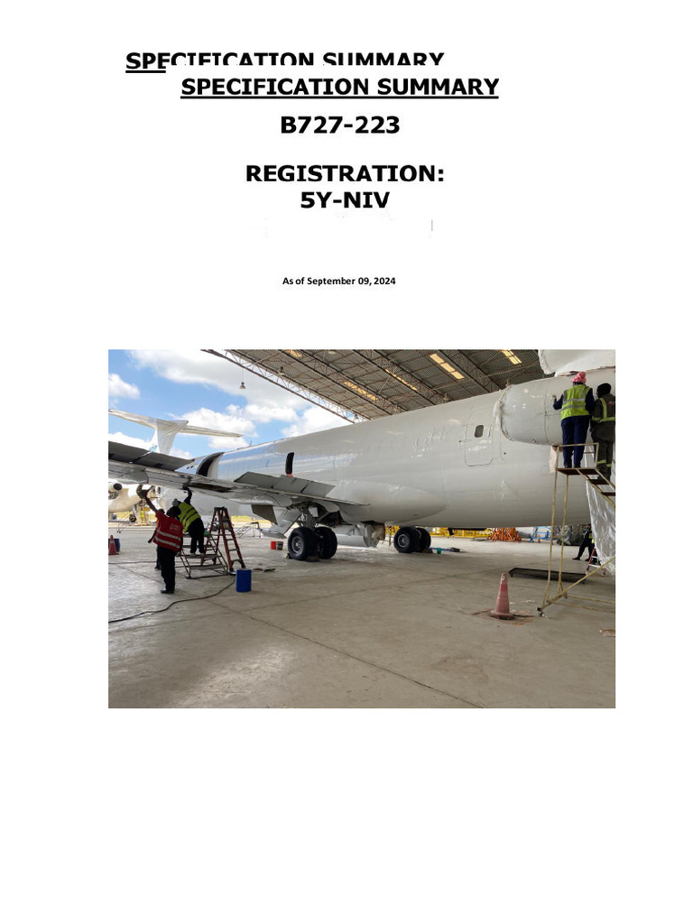 Boeing 727-223 Advanced | PDF