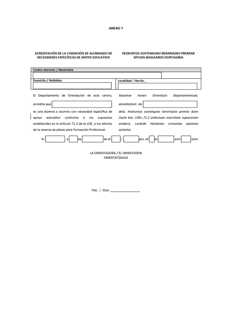 Neutra A7 2 AcreditaciónNNEE | PDF