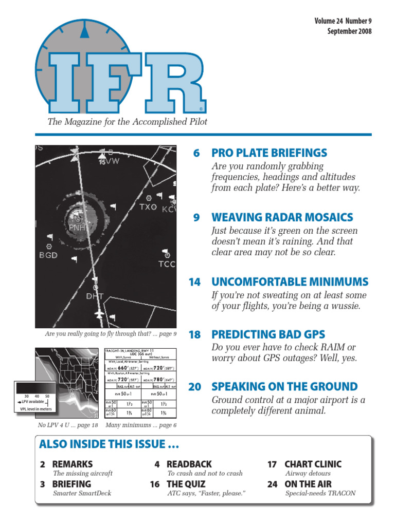 IFR - Magazine - Pro_Plate_Briefings | PDF | Instrument Flight Rules ...