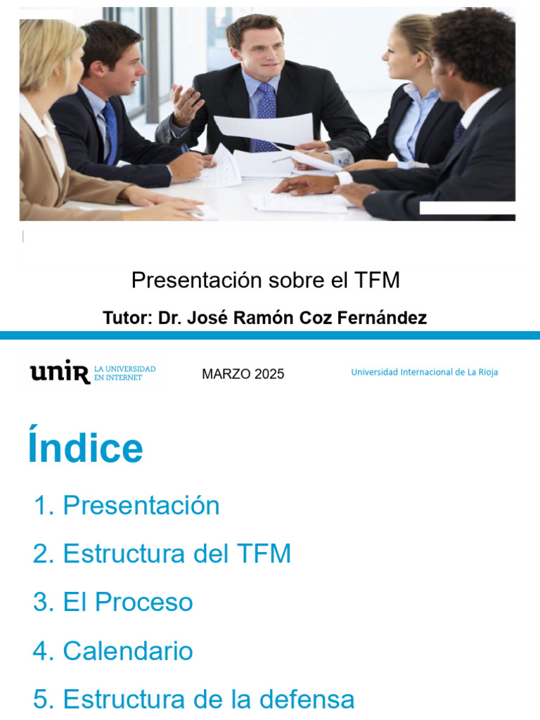 Presentacion TFM Marzo 2025 JRCOZF | PDF | Caso de uso | Experimentar