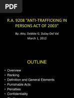 Anti-Trafficking in Persons Act Powerpoint Presentation | PDF | Human ...