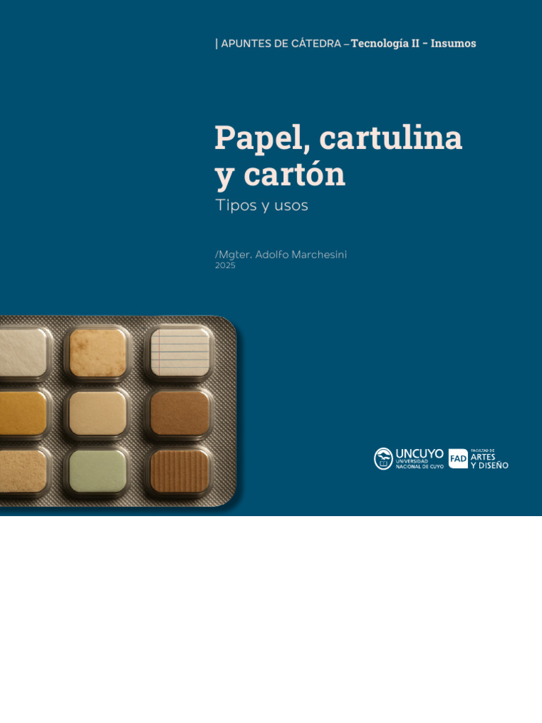 03_Papel,cartulina, cartón_T2 | PDF | Papel | Impresora (Computación)