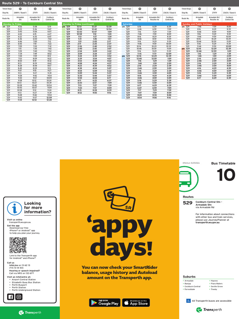 Bus Timetable 10 20240715 | PDF | Transport | Public Transport