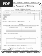 Fluency Severity Rating Scale Guide | PDF | Stuttering | Human ...