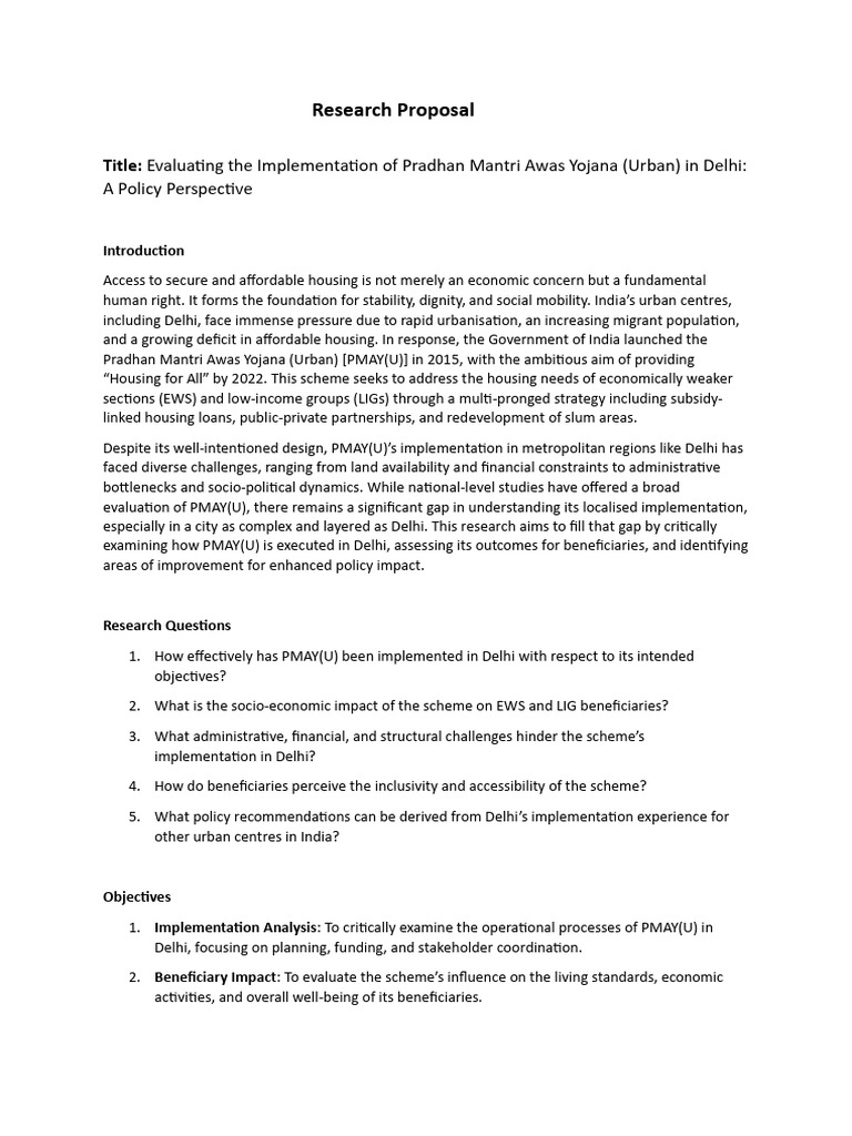 Rough Research Proposal | PDF | Methodology | Science