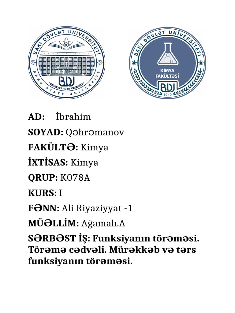 Ali Riyaziyyat- 4 | PDF