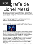 Lionel Messi Actividades | PDF