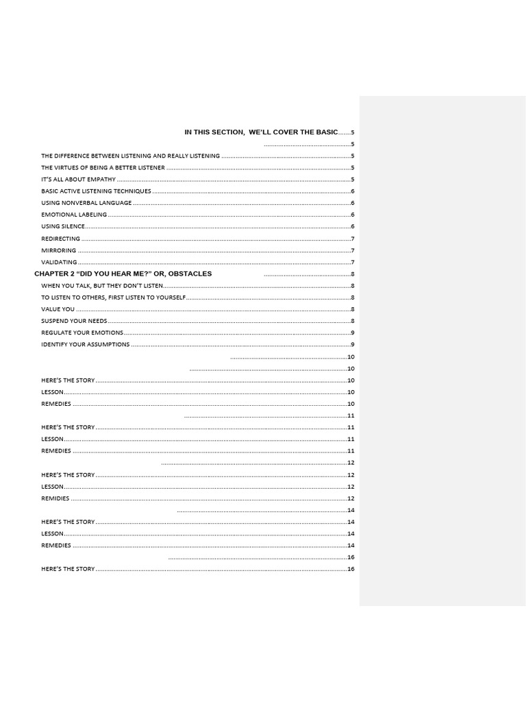 Mastering Active Listening Techniques | PDF | Nonverbal Communication ...