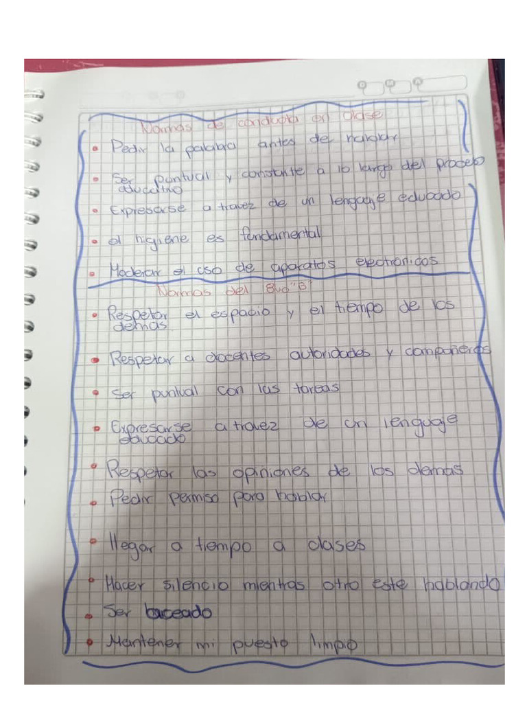 Norma de Conducta 8vo B | PDF