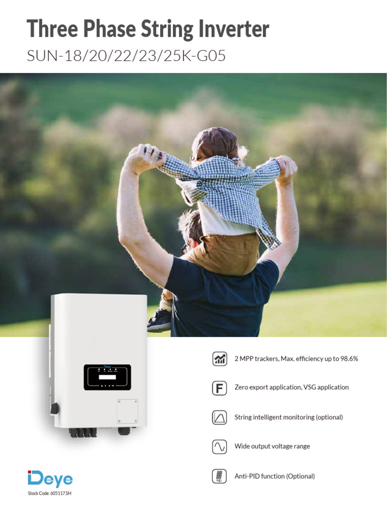 DataSheet Inversor de 20 K e Módulo de 585Wp | PDF | Power Inverter | Alternating Current