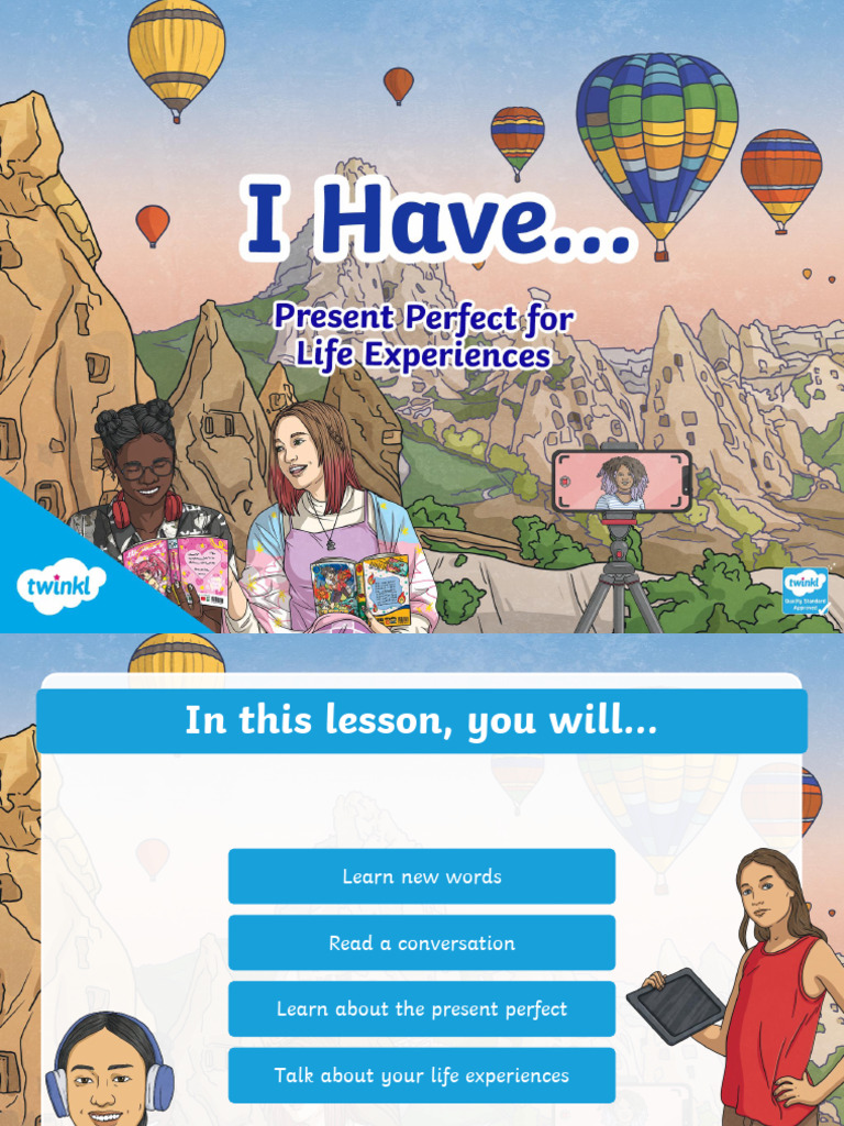 Esl Present Perfect for Life Experiences Ppt Teens b1 Ver 4 | PDF