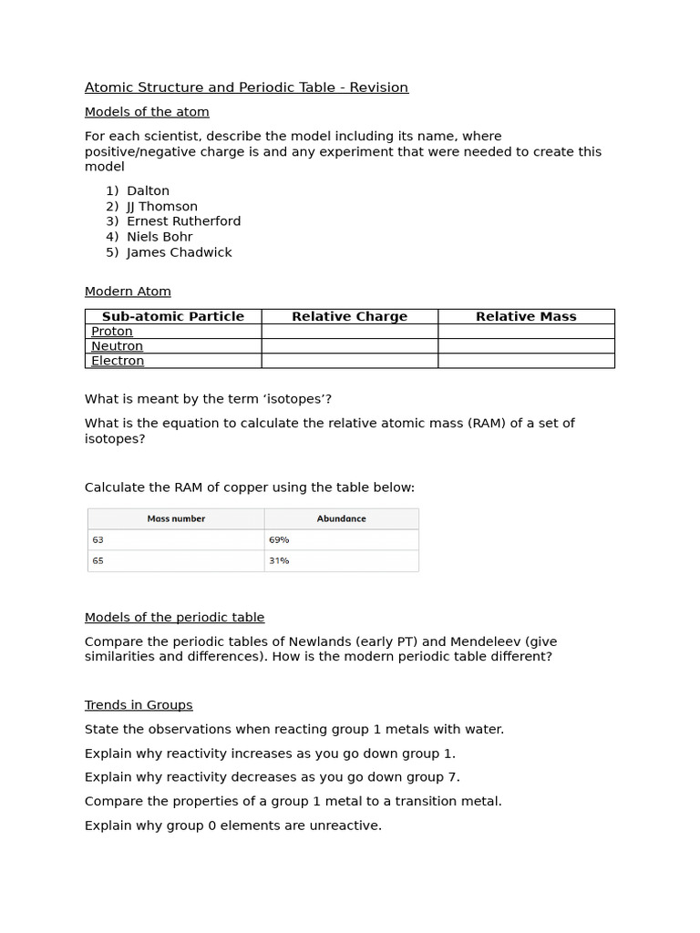AS and PT Worksheet | PDF
