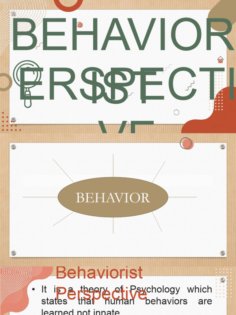 Behaviorist Perspective 1 | PDF | Reinforcement | Behaviorism