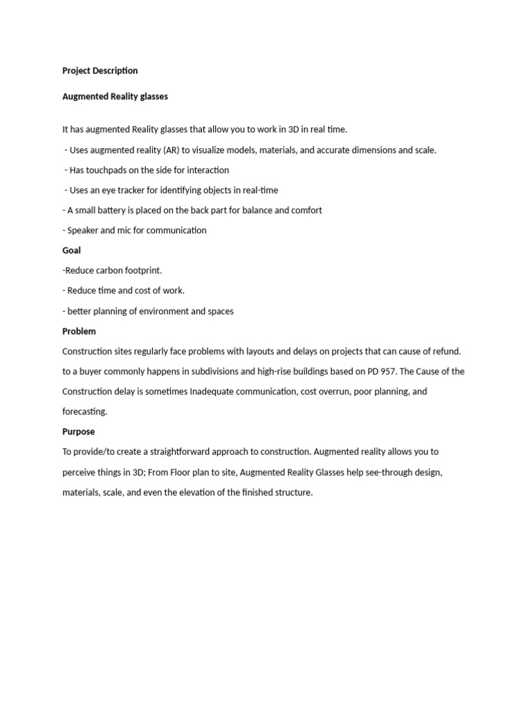 Project Description | PDF