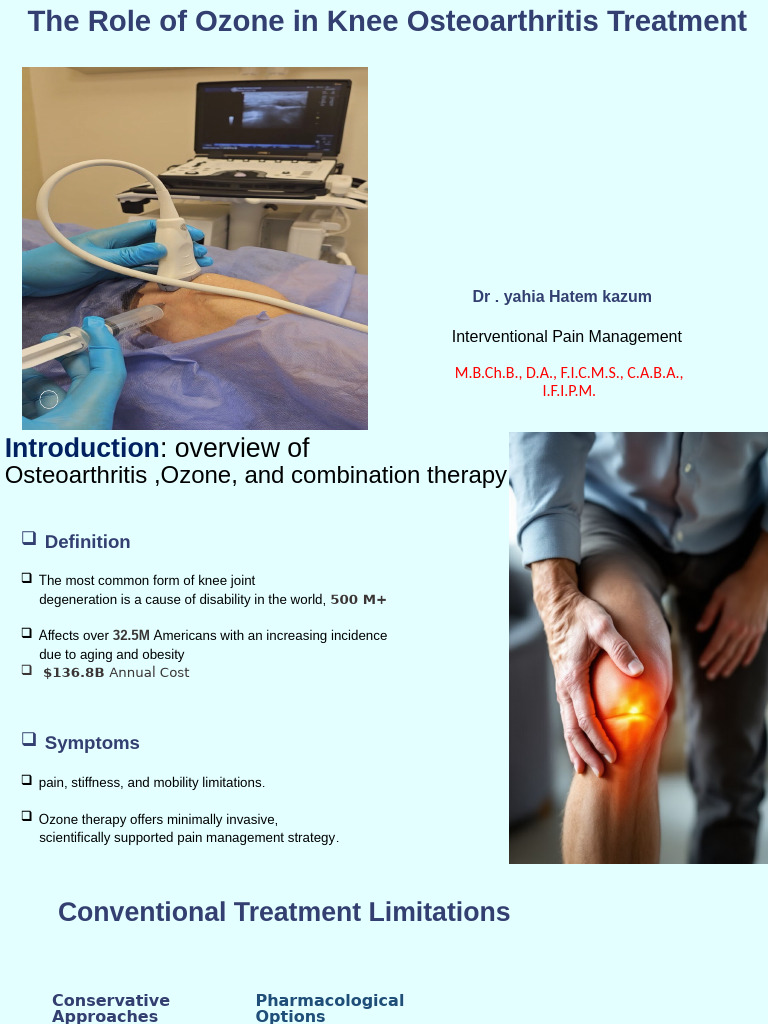 The Role of Ozone in Knee Osteoarthritis Treatment | PDF ...