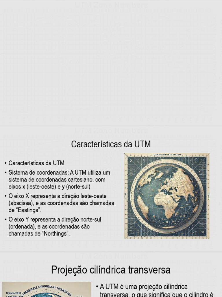 Sistema de Coordenadas UTM Explicado | PDF | Longitude | Tecnologia ...