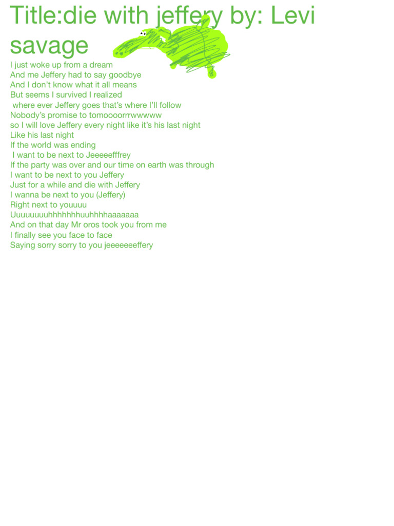 Jeffery Song Pdf