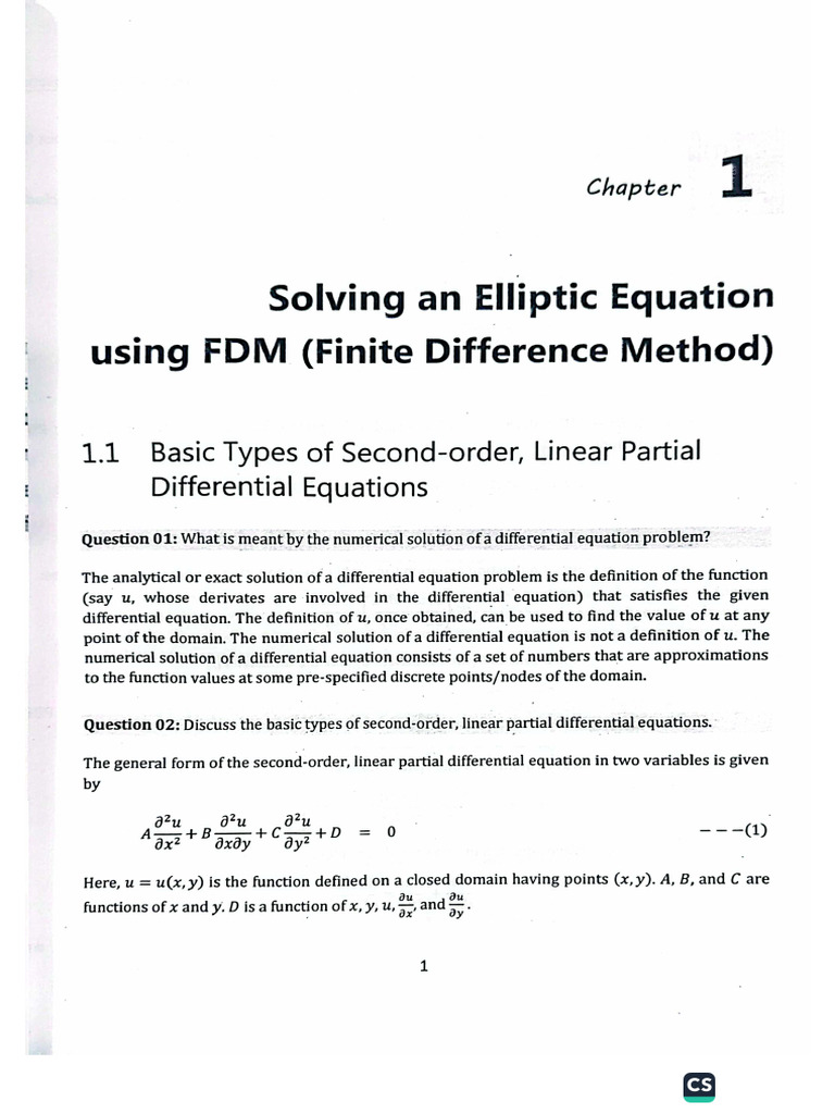 Numerical Solution of PDE | PDF