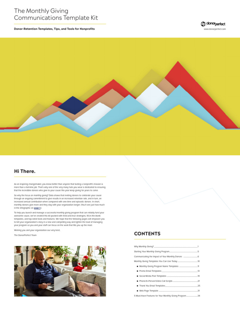 Monthly Giving Template Kit | PDF | Cats | Pet