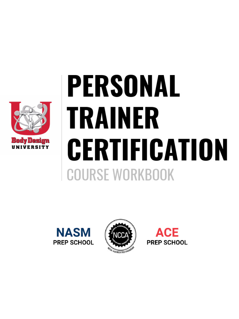 PT Cert Course Workbook - BDU | PDF | Metabolic Syndrome | Personal Trainer