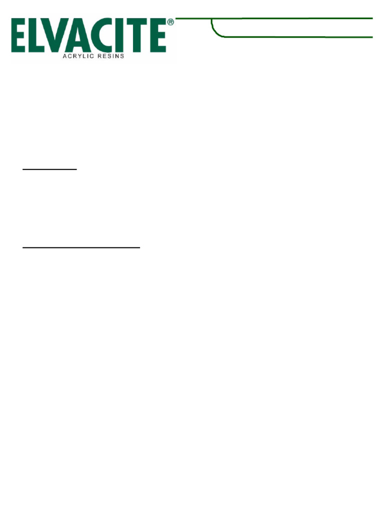 TechnicalDataSheet (TDS) 2009 English 12152021 | PDF | Poly(Methyl ...