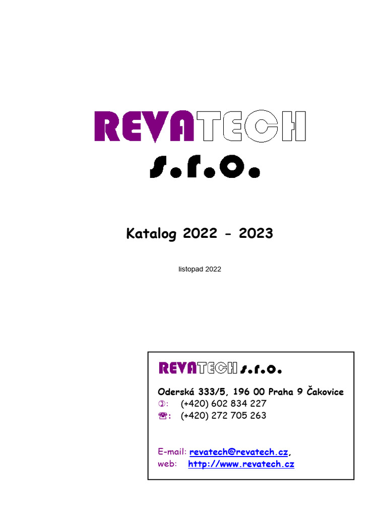 Revatech 22 - Skříňky | PDF