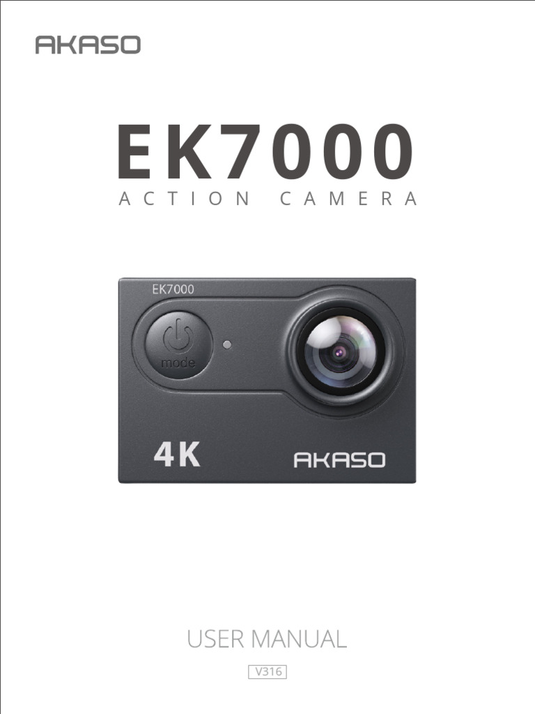 EK7000 Action Camera User Guide | PDF | Smartphone | Camera