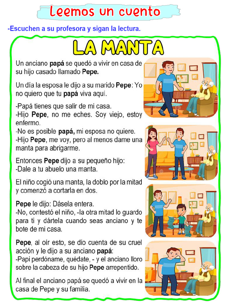 Ficha Leemos La Manta Maestra Janet | PDF