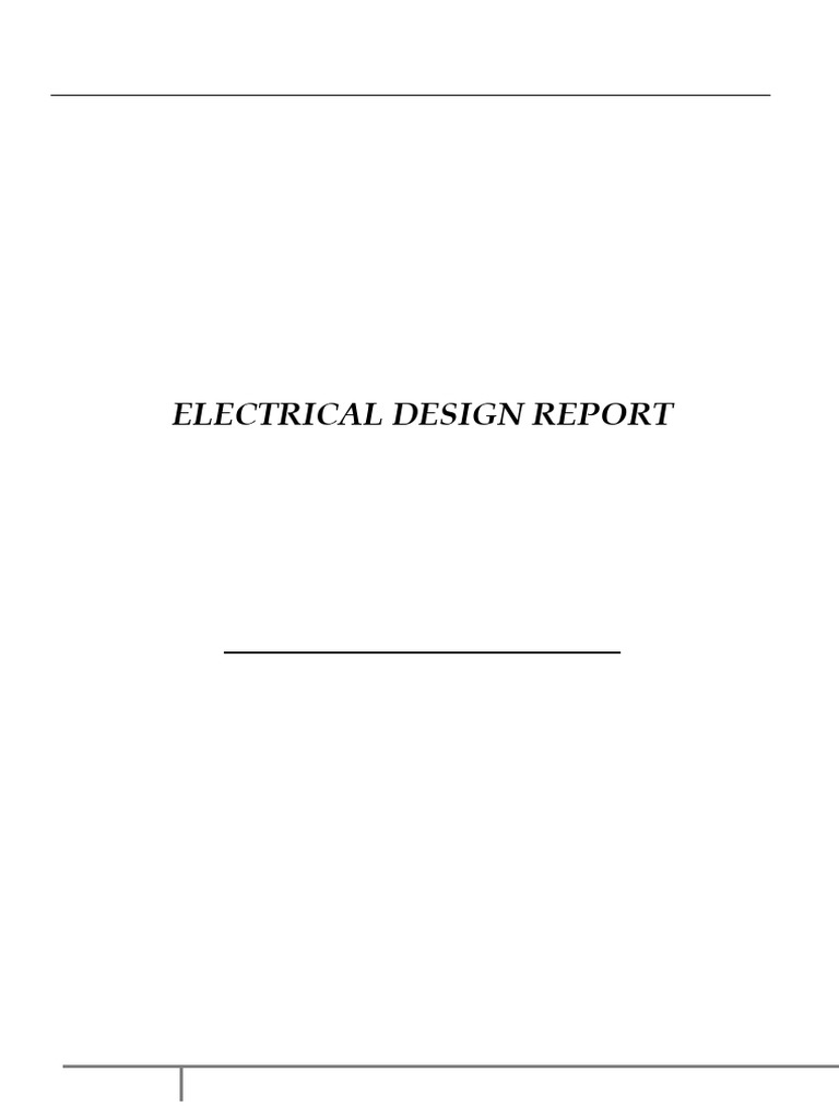 Design Report-Pp Plastic Factory Report For Engineering Installation ...