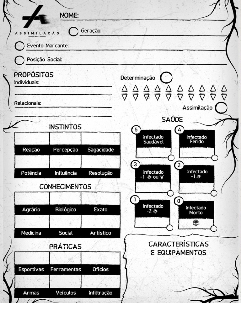 Assimilação Fichaeditavel | PDF