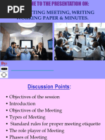 Formal Board Meeting Script Example | PDF