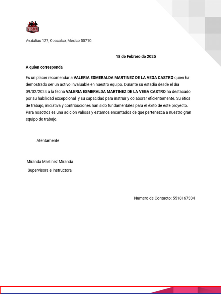 Carta empresarial | PDF