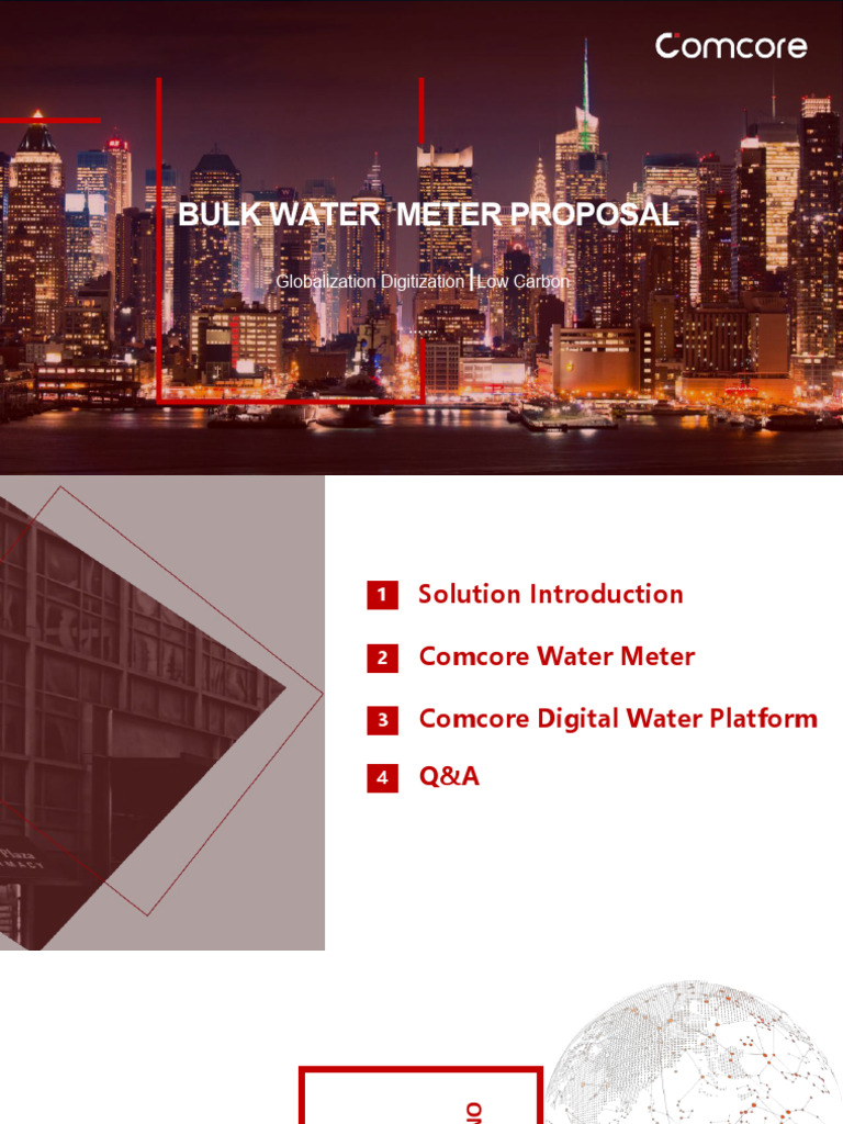 Bulk Water Meter Proposal | PDF | Wi Fi | Computing
