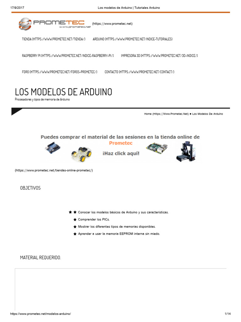 25 Los Modelos de Arduino | PDF | Memoria de acceso aleatorio | Microprocesador