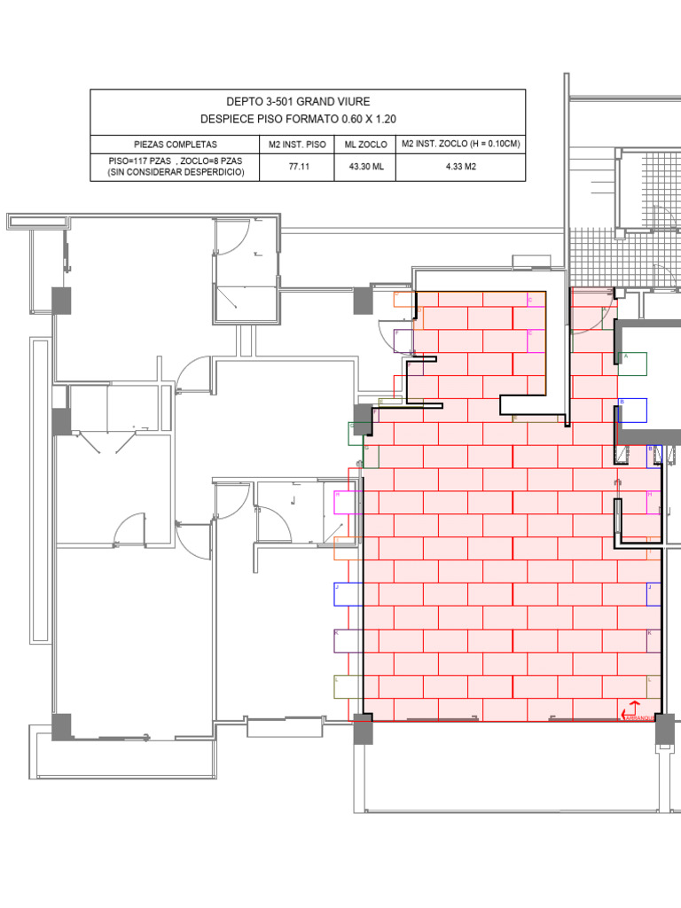 Despiece Pisos 3-501 Grand Viure (Lola Margaleff) | PDF