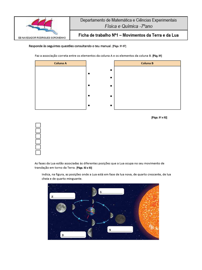 Fases da Lua e Seus Movimentos | PDF | Lua | Eclipse
