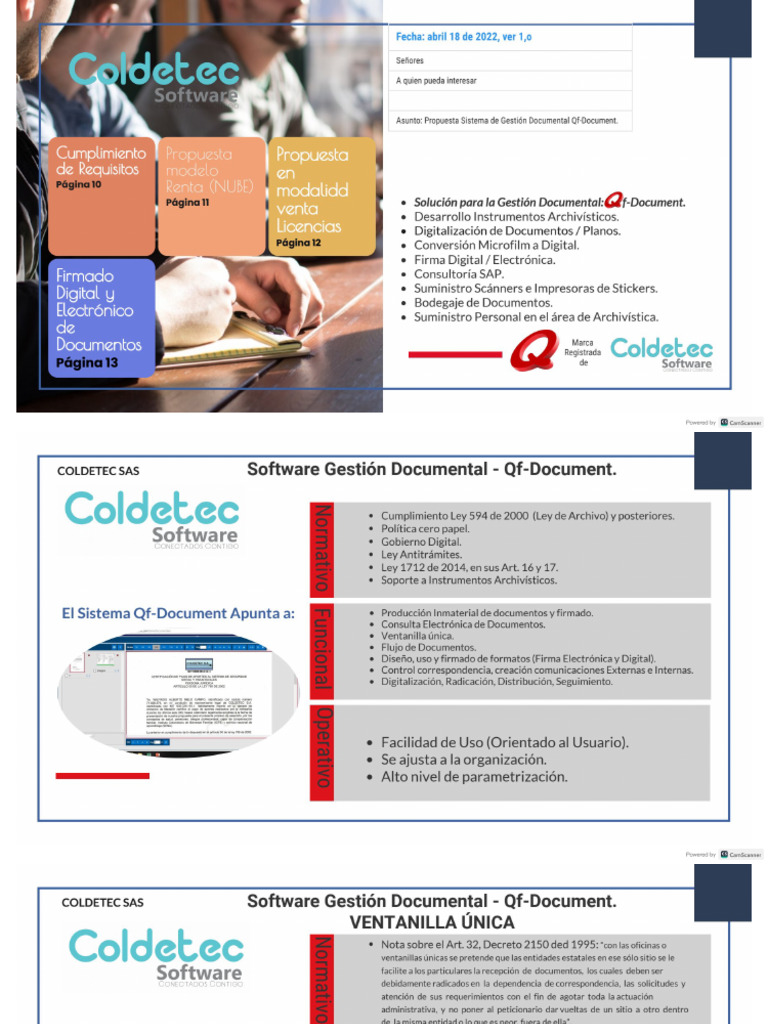 Brochure Qf-Document Coldetec 2022-Vrs1 | PDF