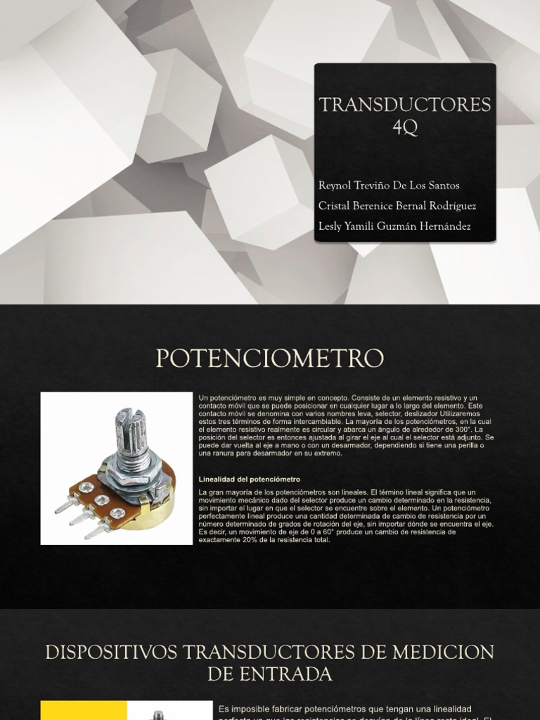TRANSDUCTORES AVANCE | PDF