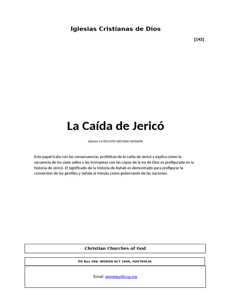 142 LA CAÍDA DE JERICÓ | PDF | Arca de la Alianza | Joshua