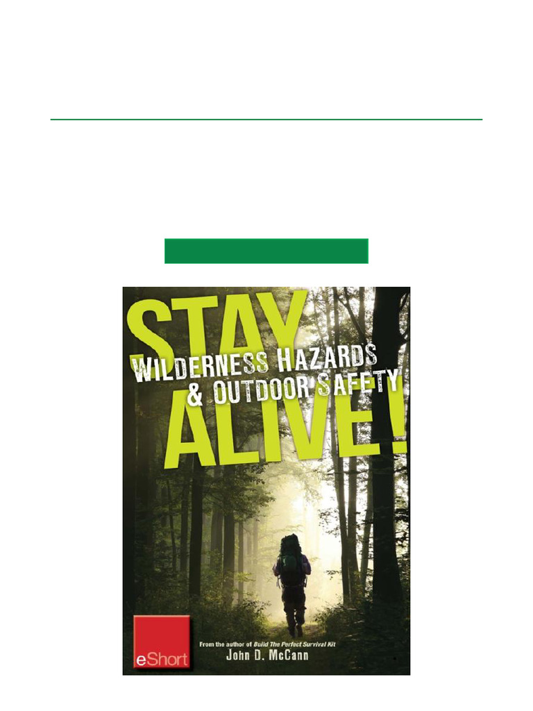 (PDF Ebook) Stay Alive Wilderness Hazards & Outdoor Safety Eshort Learn ...