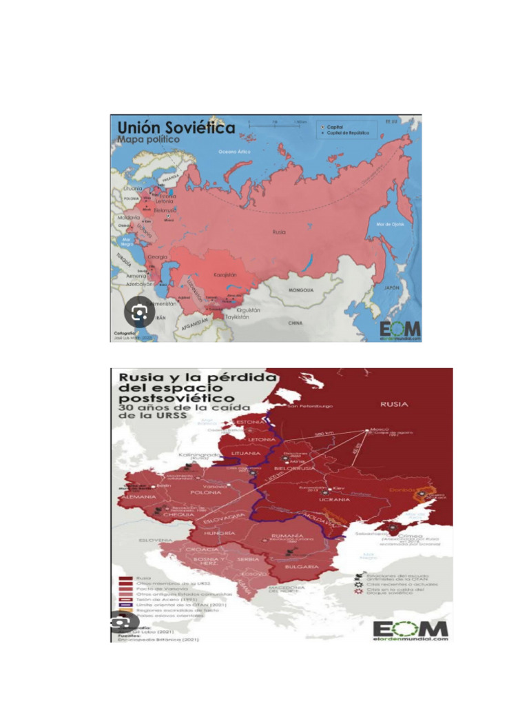 Mapa de La Urss | PDF