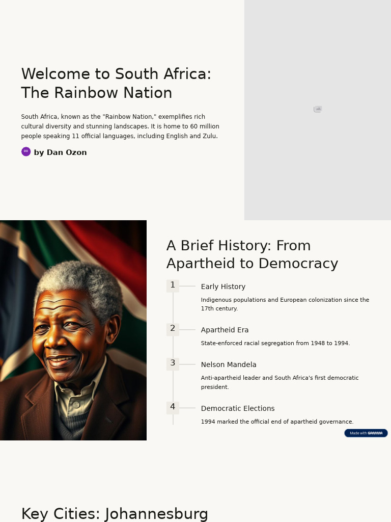 Explore South Africa's Cultural Diversity | PDF