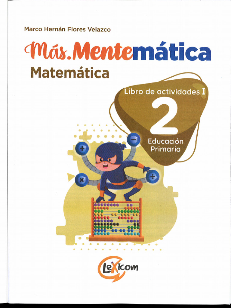 Lexicom Segundo Libro de Actividades Uno Matematica Revisado | PDF
