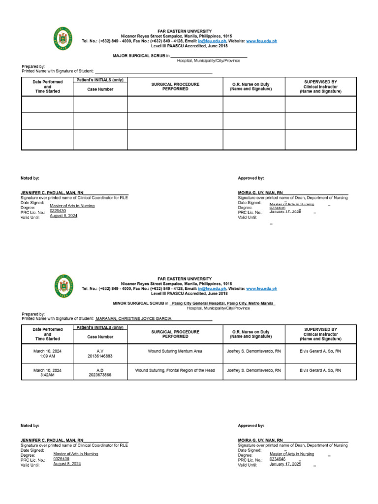 2024 PRC Form Logo Updated | PDF | Neonatal Intensive Care Unit | Medicine