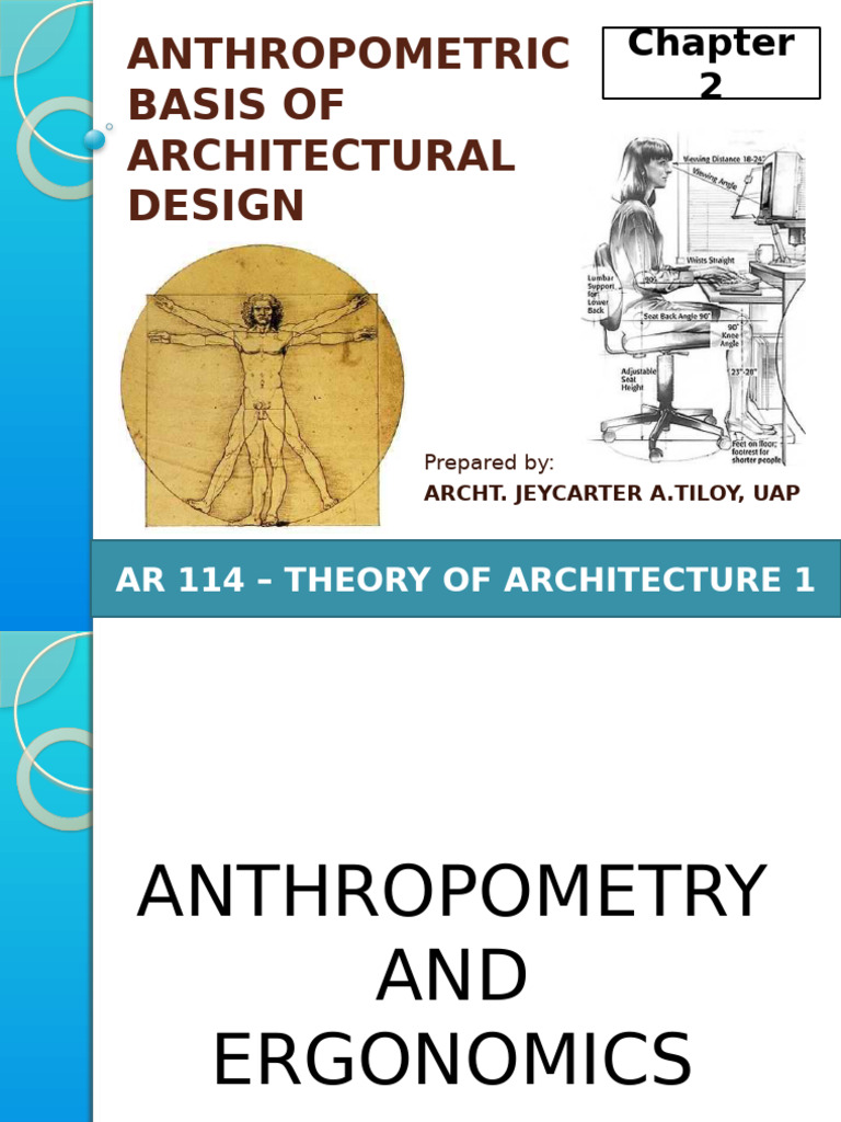 Anthropometric Basis of Architectural Design | PDF | Anthropometry