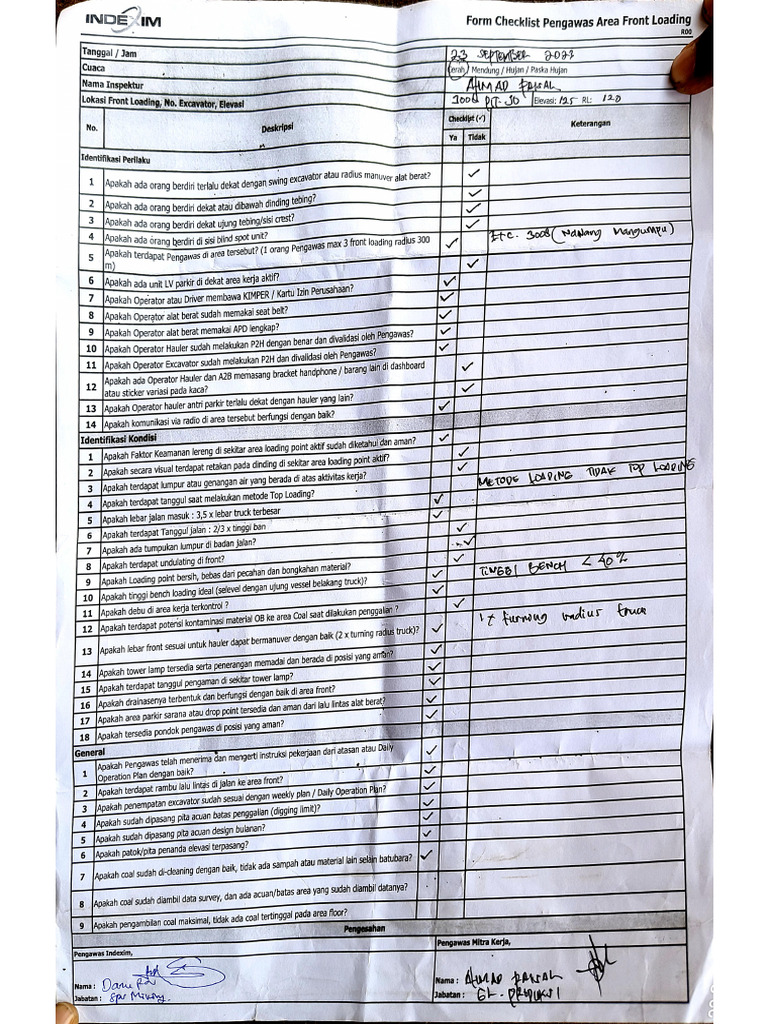 inspeksi front 3008 | PDF