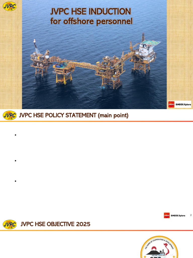 2025 HSE Induction For Offshore Contractor Personnel - ROV Team | PDF ...